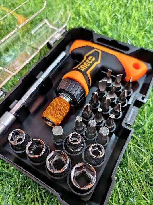 Ingco T-Handle Wrench Screwdriver Set 24PCS HKSDB0188 BN-HT | Lazada PH