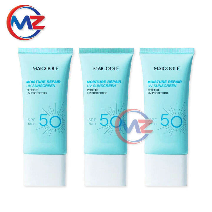 MZ wise ( SET OF 3 ) Maigoole SPF50+ PA+++ Sunscreen Sunblock Whitening ...