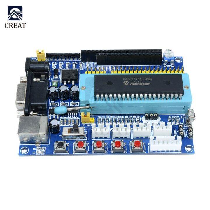 DC 12V PIC16F877A PIC Minimum System Development Board Emulator JTAG ...