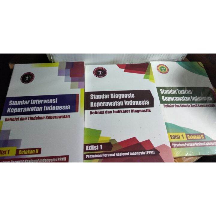 Paket 3 Buku SIKI SDKI SLKI BUKU Standar Luaran Keperawatan Indonesia ...
