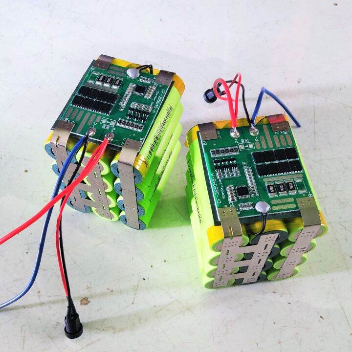 Khối pin 3S 12.6V 10AH. Đóng từ 12 cell Pin Li-on 18650 + Mạch 3s 40A ...