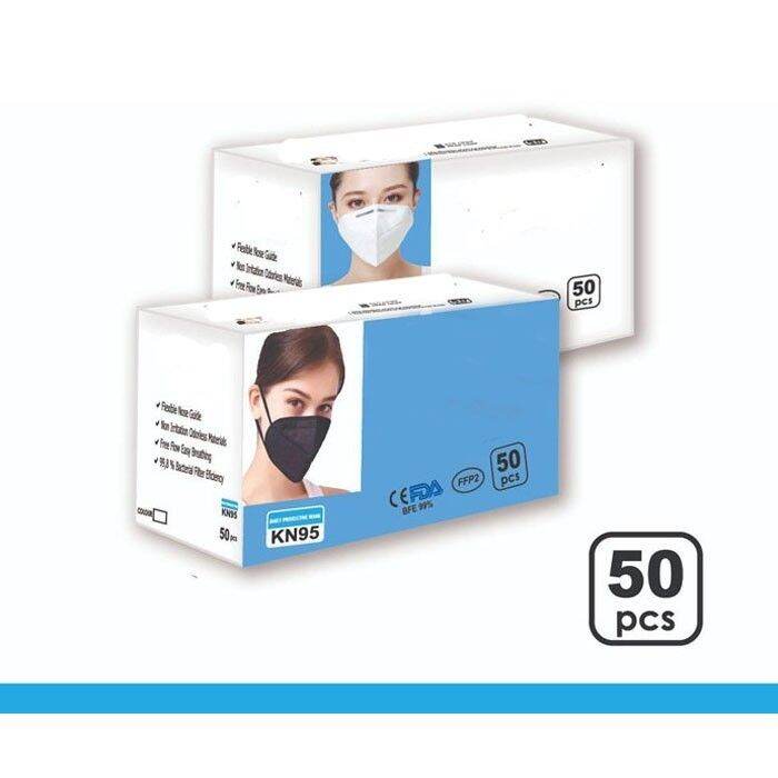 Masker KN95 N95 Tebal 5 Ply isi 50 Pcs Packing Box | Lazada Indonesia