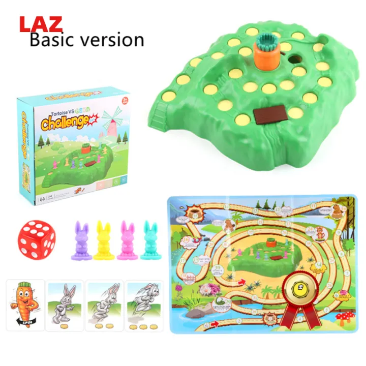 Tortoise Hare Off-road Race Toys Tabletop Parent-child Interactive Game ...