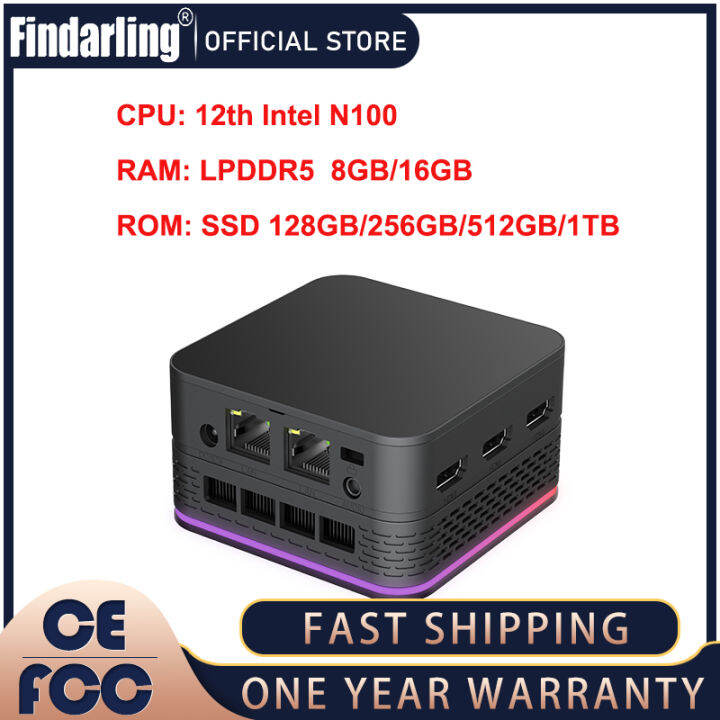 T9 Plus Quad Core Windows 11 Pro Mini PC Intel Alder Lake N100 8GB/16GB LPDDR5 256/512GB/1TB SSD ...