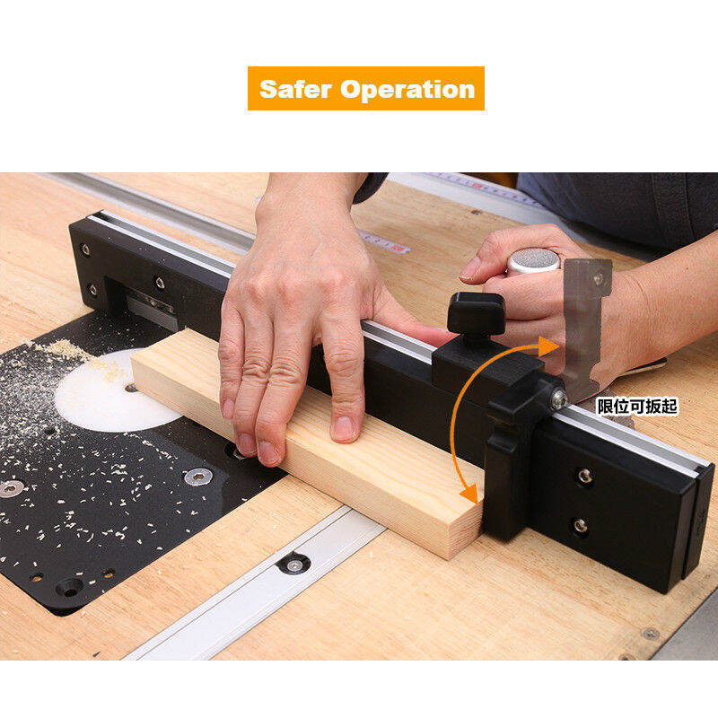 Precision Table Saw Miter Gauge with A Standard Slot Steel Bar ...