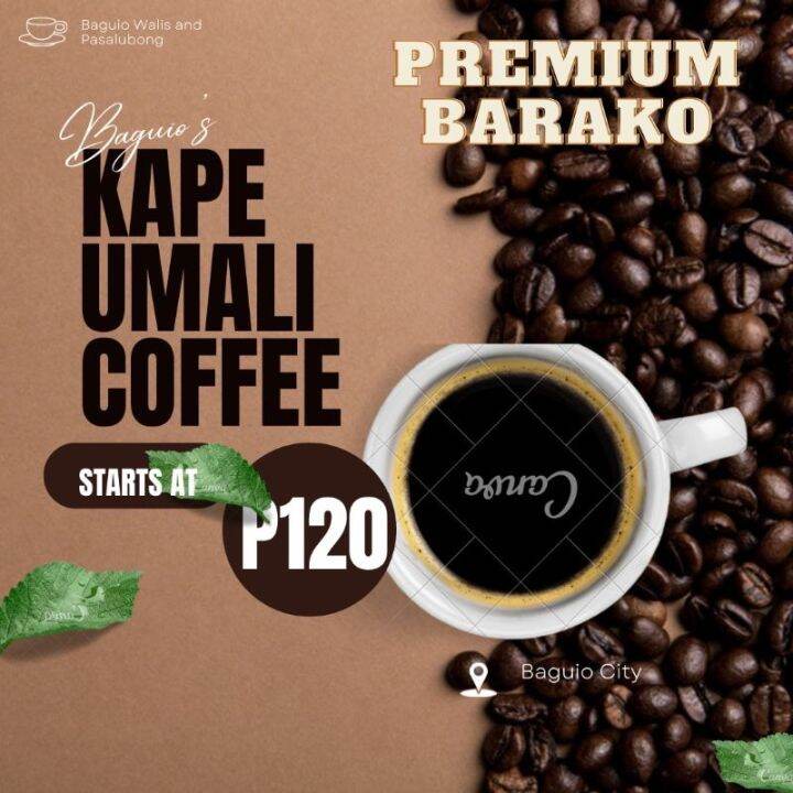 Delicious Baguio Kape Umali Premium Barako Coffee | Lazada PH