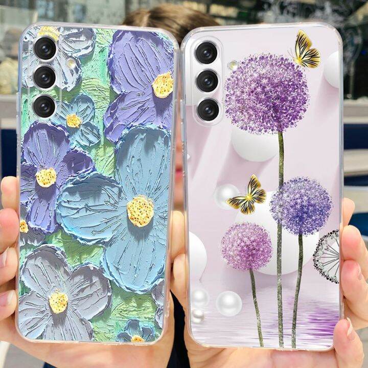 Back Cover For Samsung Galaxy A14 5G Case SM-A146B Stylish Painted ...