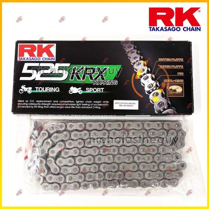 RK Chain RX-Ring 120L 525 KRX Takasago Chain Heavy Duty Rantai | Lazada