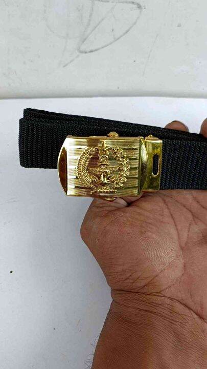 Sabuk TNI AD Motif Loind Lapis Emas | Lazada Indonesia