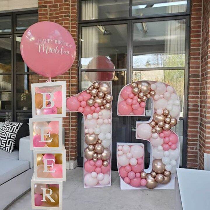 （koko party supplies） 100cm Number Balloons FillingStand 30cmName ...