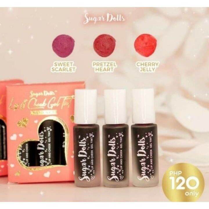 Sugar Dolls Lip Cheek Tint Trio Set | Lazada PH