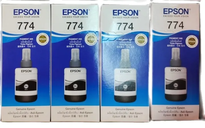 EPSON Tinta 774 BLACK - T7741 ORIGINAL | Lazada Indonesia