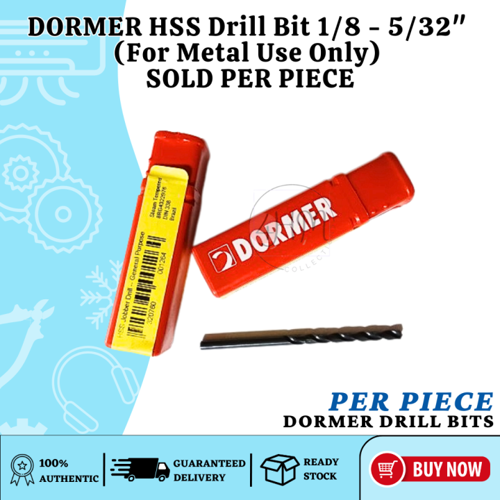 FOURHMC Dormer HSS Drill Bit 1/8 - 5/32" (For Metal Use Only) SOLD PER ...