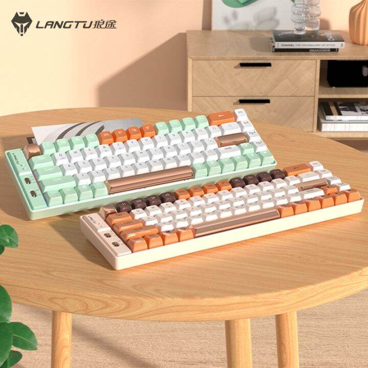 [COD] Langtu 69-key mechanical keyboard three-mode rgb wired office ...