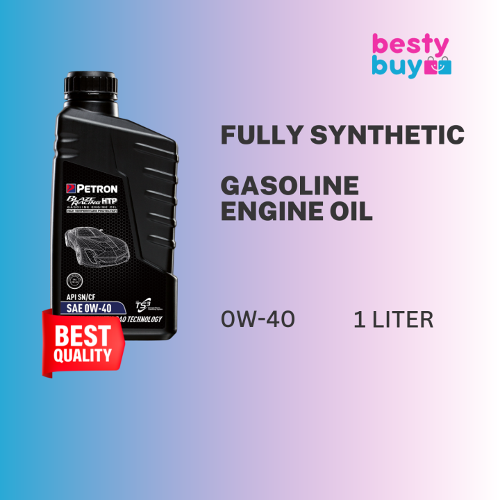 Petron Blaze Racing HTP Fully Synthetic Gasoline Engine Oil SAE 0W40 ...