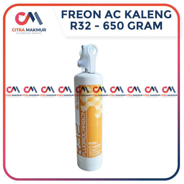 Freon AC R32 Kiloan Kaleng Refrigrant ukuran 650 gram gr kg tnk tanaka ...