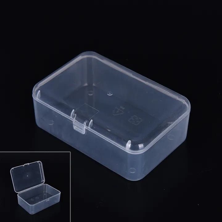 Sissi New Small Transparent Plastic Storage Box clear Square ...