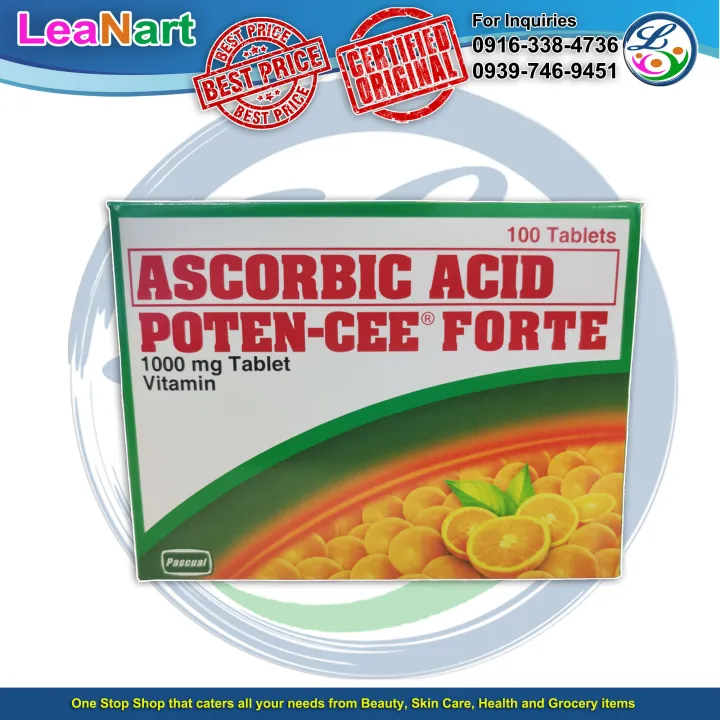 Potencee Forte 1000mg 100 Tablets | Lazada PH