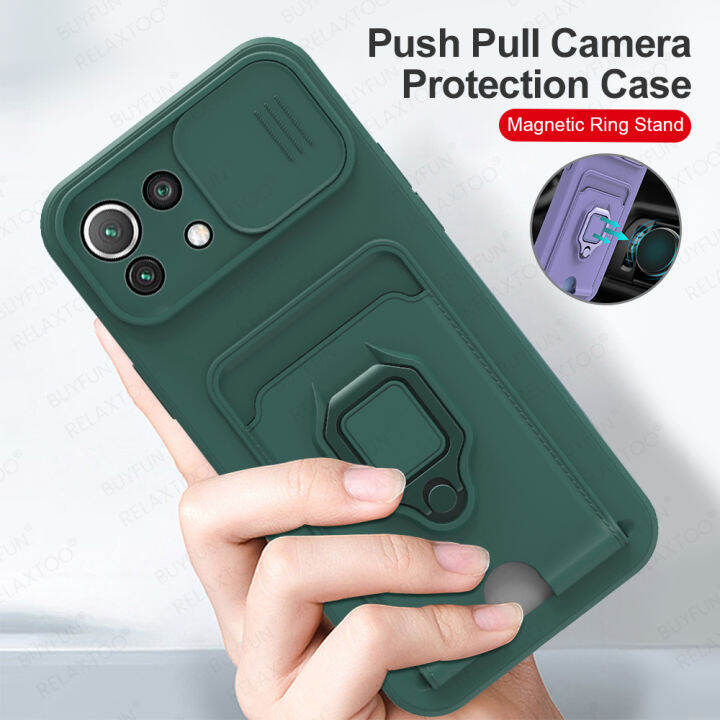 3D Multifunctional Case With Finger Ring For Xiaomi Mi 11 Lite 5G NE ...