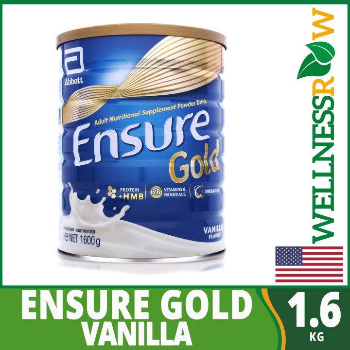 AUTHENTIC| ENSURE Gold Vanilla Powdered Milk (1.6 KG) | Lazada PH