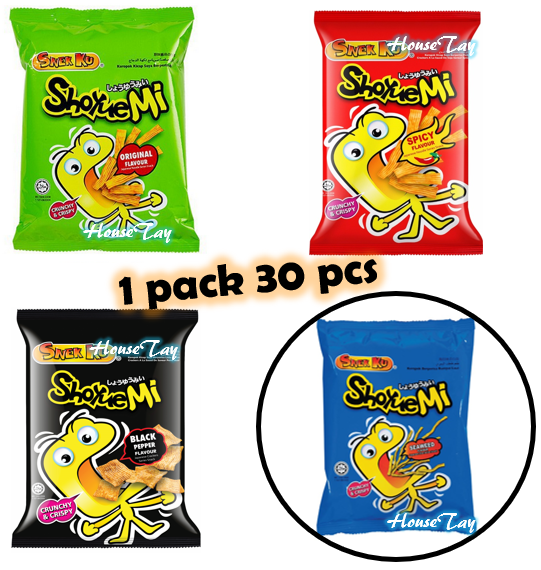 SnekKu ShoyueMi Japanese Noodles Series Snack 30's x 16g (Seaweed ...