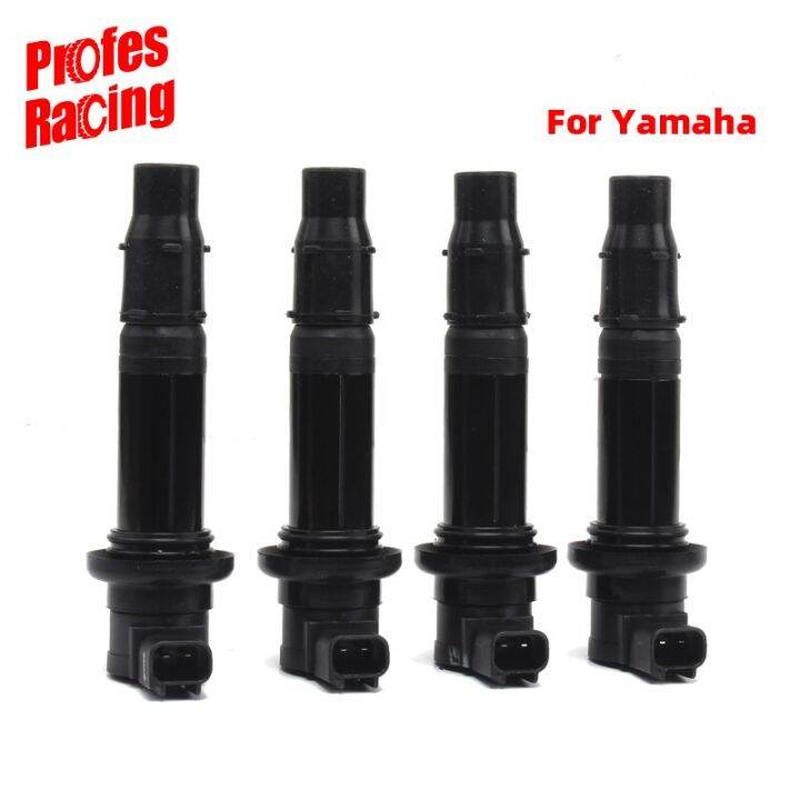 1/4ชิ้นใหม่คอยล์ Fz1คอล์ยจุดระเบิด F6T558สำหรับ Yamaha MT-07 14-17 R6 ...