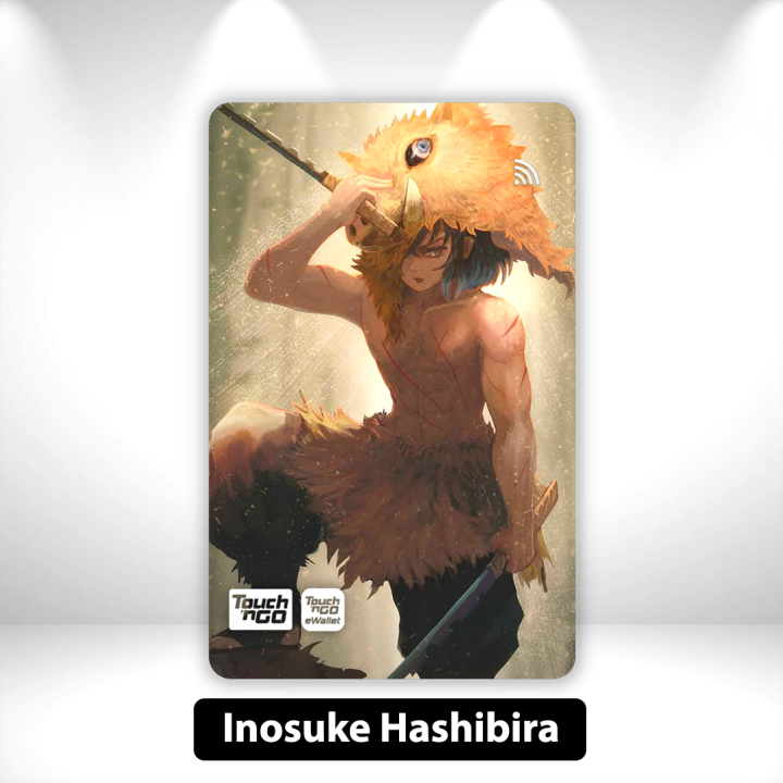 [Demon Slayer] Inosuke Hashibira - Sticker TNG NFC Card Skincard Demon ...