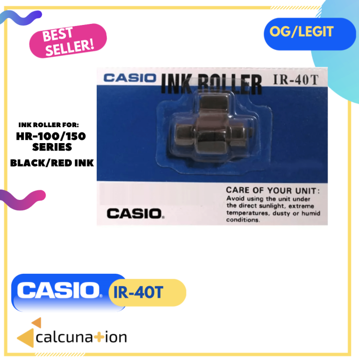 Casio IR-40T Orig Ink Roller for HR100 / HR150/FR2650 SERIES | Lazada PH