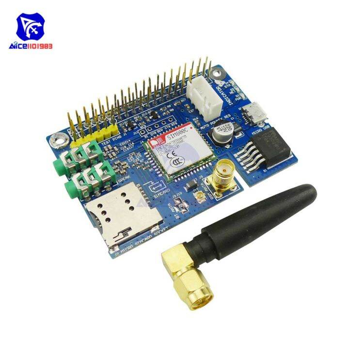 Diymore Sim800c Gsm Gprs Module Quad-band Development Board With Sma Antenna Micro Sim Slot For ...