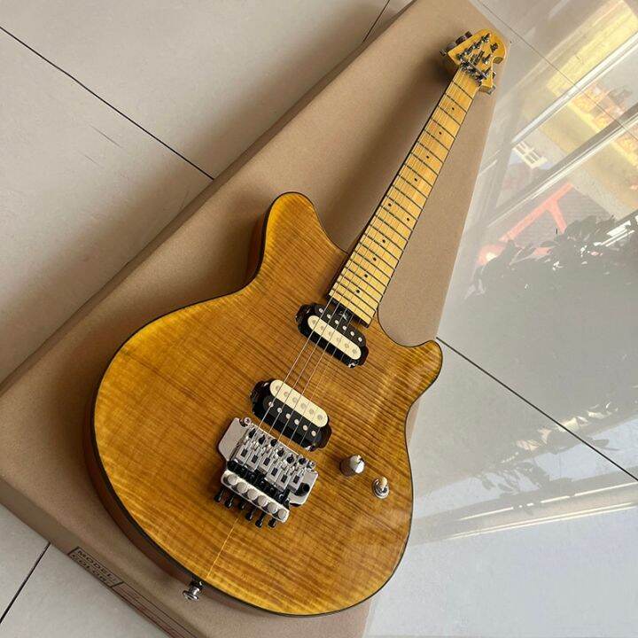 Ernie Ball Music Man Axis กีตาร์ไฟฟ้า Double Shake Vibrato System,ระดับ ...