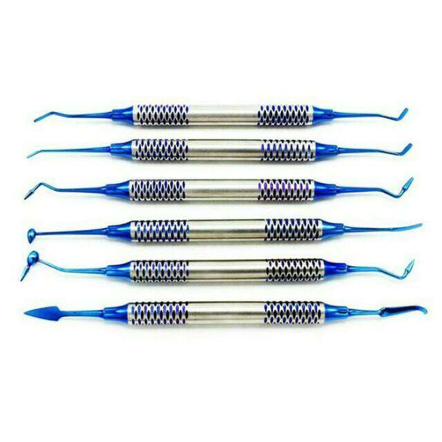 Set plastik plastis filling instrument instrumen anti lengket tambal ...