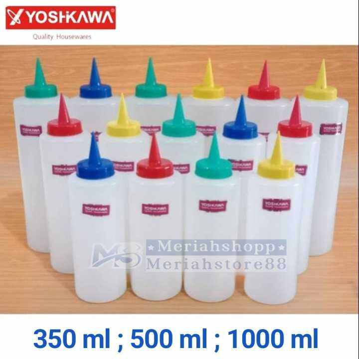 Botol Kecap Saos Mayones (ada 3 SIZE) Yoshikawa Kecap Cabe Sambal Ujung ...