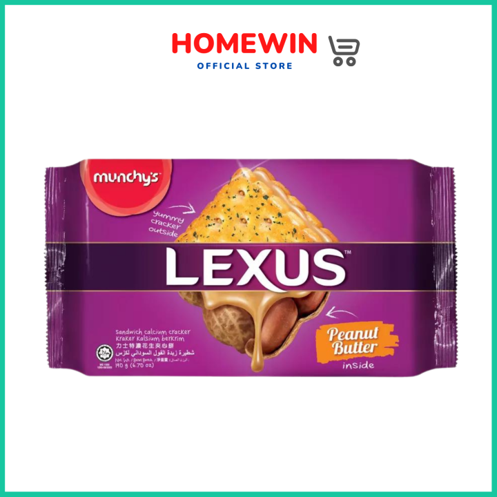 Munchy's Lexus Sandwich Calcium Cracker Peanut Butter (190g) | Lazada