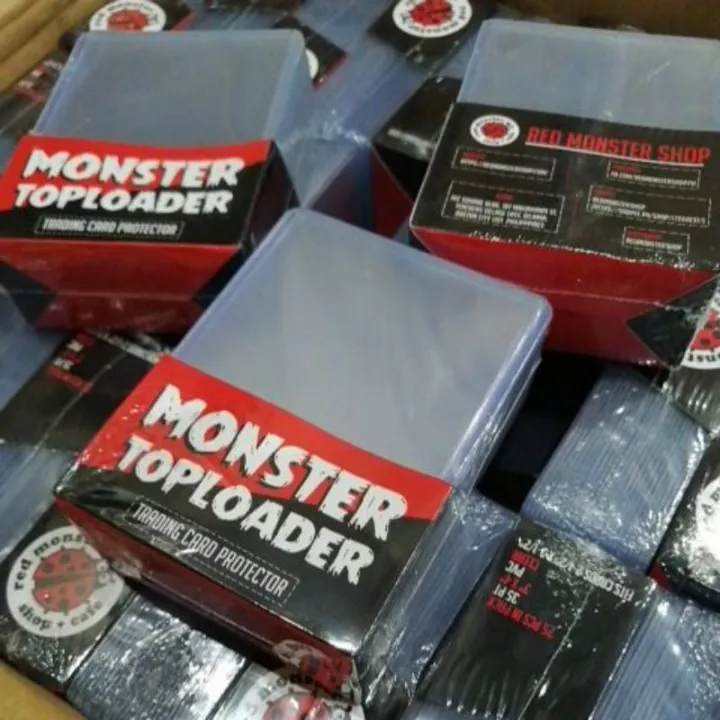 Monster Toploader Card Protector 35pt 3"x4" 25 pcs pack for photocard ...