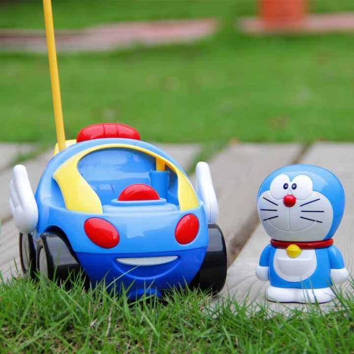 Doraemon/Police Remote Control Car Toy Kids Baby Car Toy Mainan Kanak ...