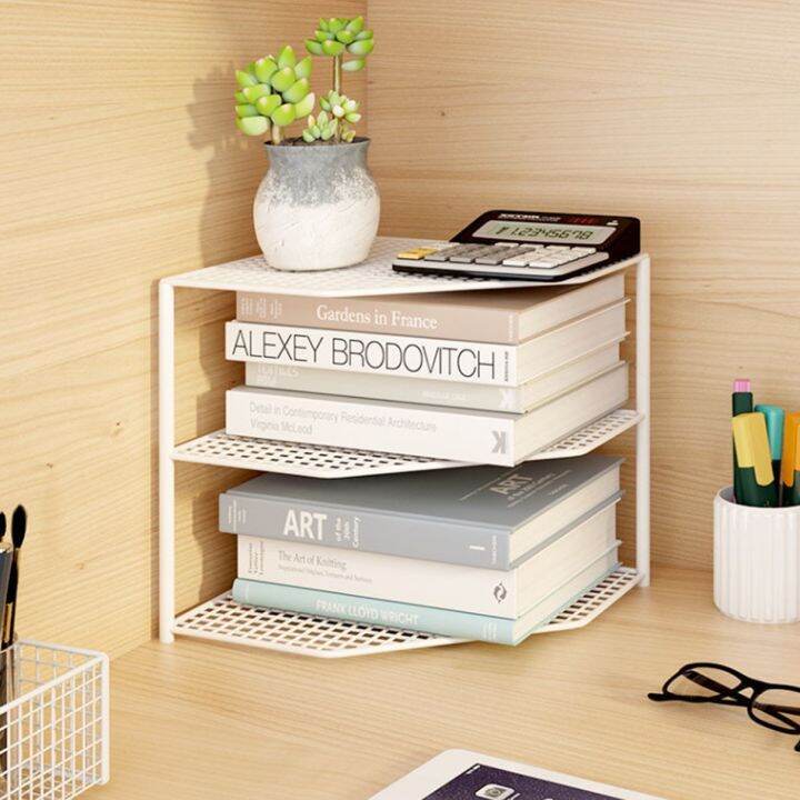 Office Desktop Organisers Desk Book Shelf Small Shelf Household Storage ...