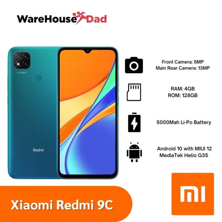 Xiaomi REDMI 9C Smart Phone | 4GB RAM | 128GB ROM | Lazada PH