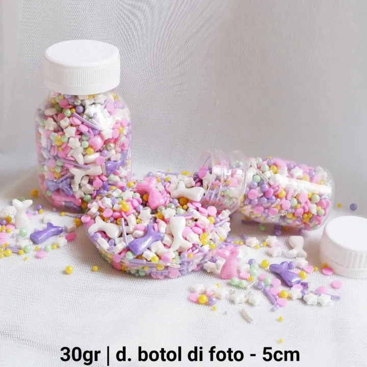 Topper Kue Sprinkle Mutiara Hiasan Kue Ulang Tahun Sprinkle Ungu pink ...