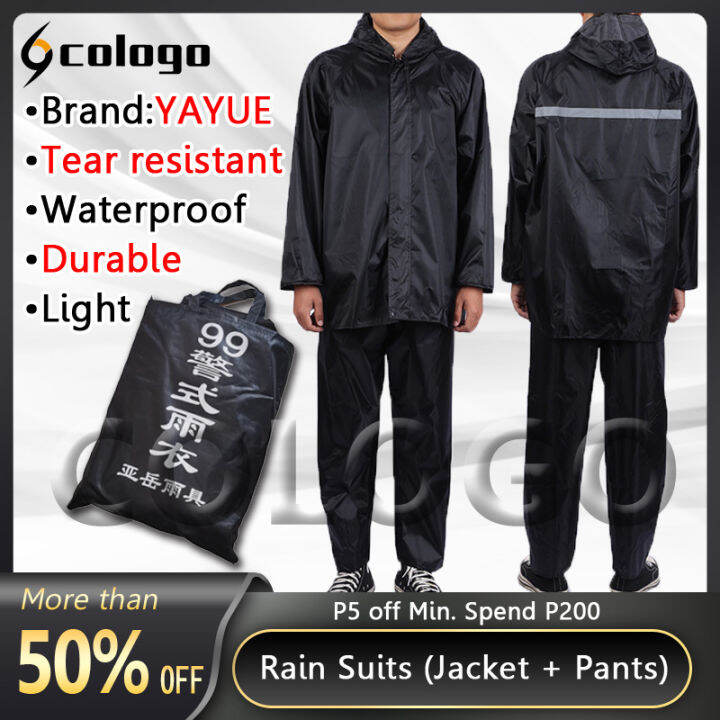 【COLOGO】 Yayue Terno Raincoat SET Reflector Waterproof Motorcycle Bike ...