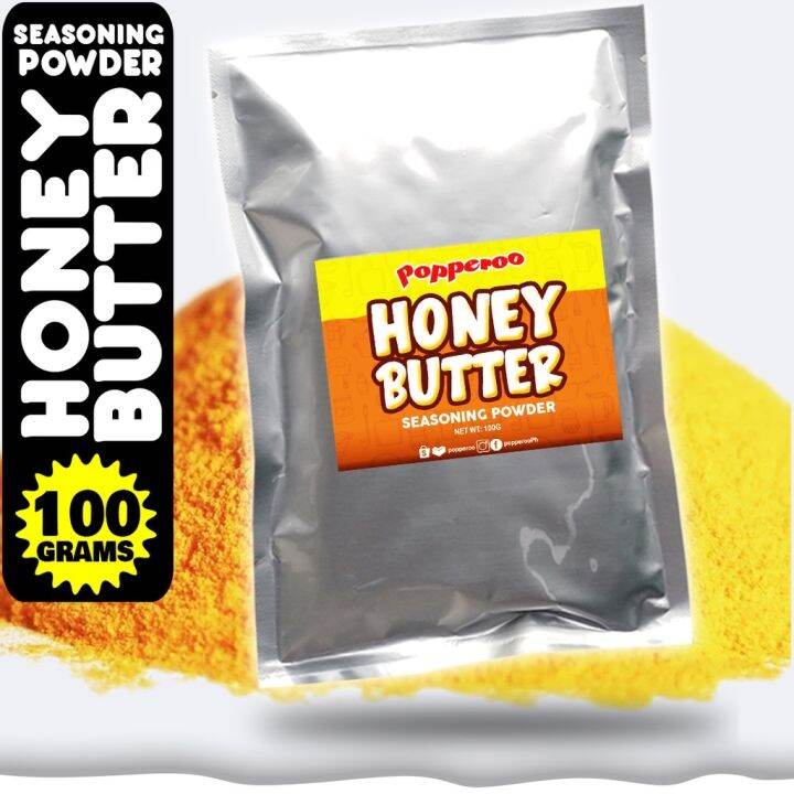 POPPEROO Honey Butter Seasoning Powder for french fries nachos dipping ...