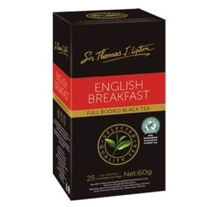 Sir Thomas J.Lipton English Breakfast Tea เซอร์ โทมัส เจ ลิปตัน อิงลิช ...