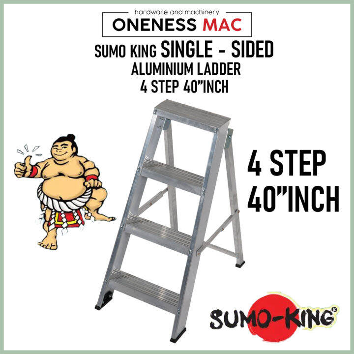 SUMO KING SINGLE SIDED LADDER 4STEP 40INCH | Lazada