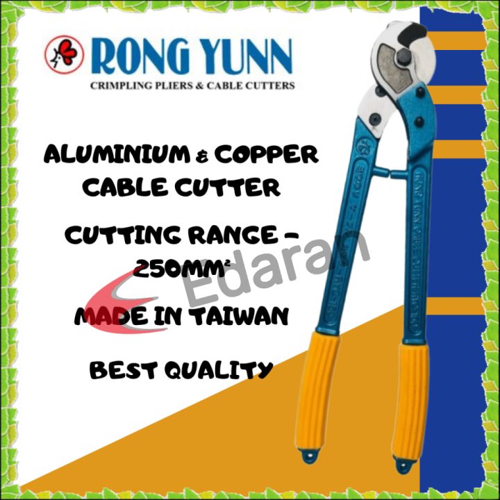 RONG YUNN HAND ALUMINIUM & COPPER CABLE CUTTER - (CUTTING RANGE - 250 ...