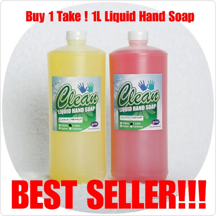 LLC BUY 1 TAKE 1 ANTIBAC Clean Liquid Hand Soap 1 Liter | Lazada PH