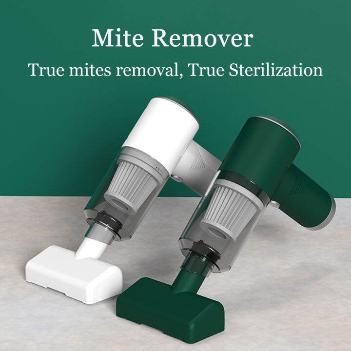 Wireless Mite Remover Rechargeable Bed Pillow Sofa Mites Vacuum Cleaner ...