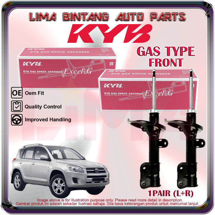 ( 1Pair ) Toyota Rav4 ACA30 Front Shock Absorber Gas KAYABA KYB (2006-2012) | Lazada