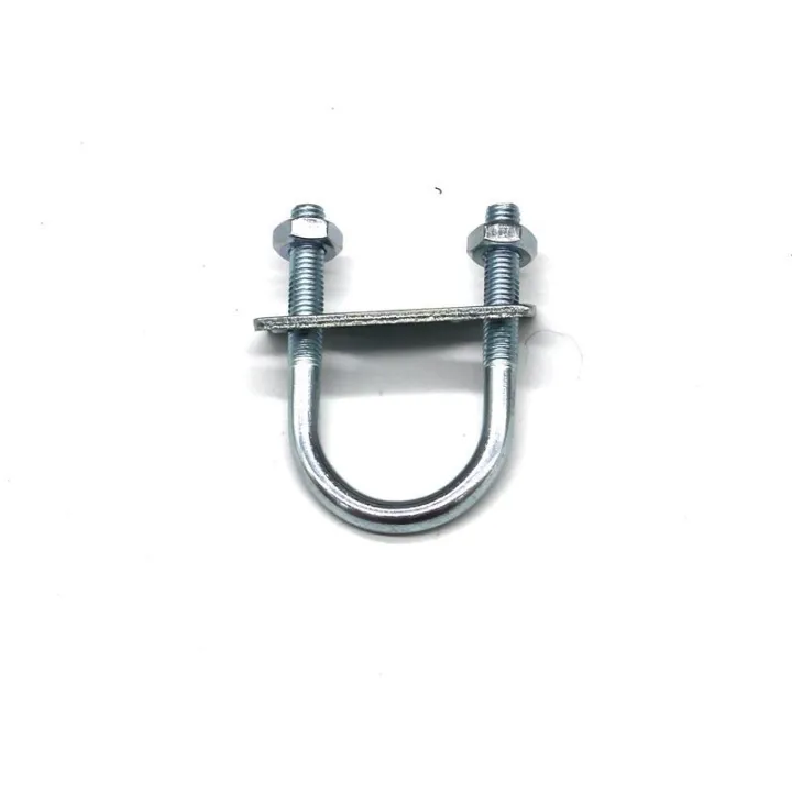 M6 Extended Galvanized U-Bolt U U Type Pipe Clamp Screw Holding Card U ...