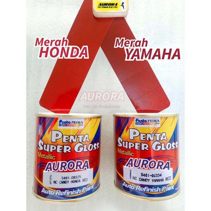Cat Merah Maron Penta Super Gloss | Candy Honda Red atau Candy Yamaha ...