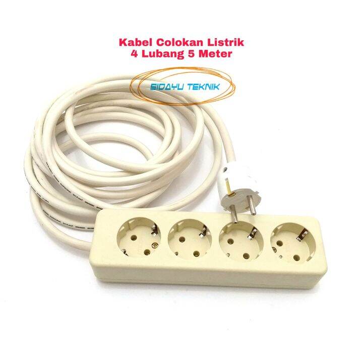 Kabel Colokan Listrik 4 Lubang | Lazada Indonesia
