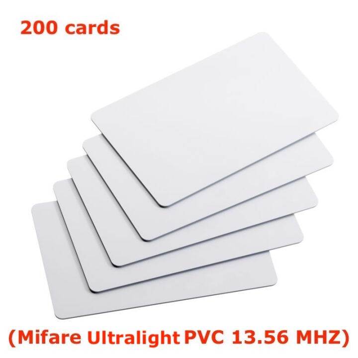 200 cards, Mifare Ultralight, RFID card 13.56Mhz Mifare Card, 0.8mm ...